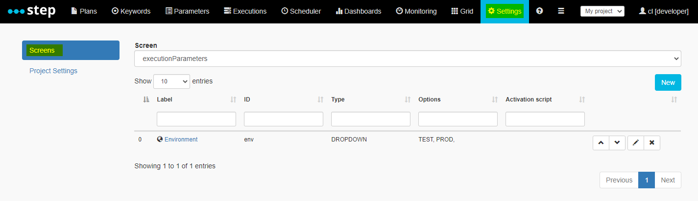 Customization | Exense Resource Repository