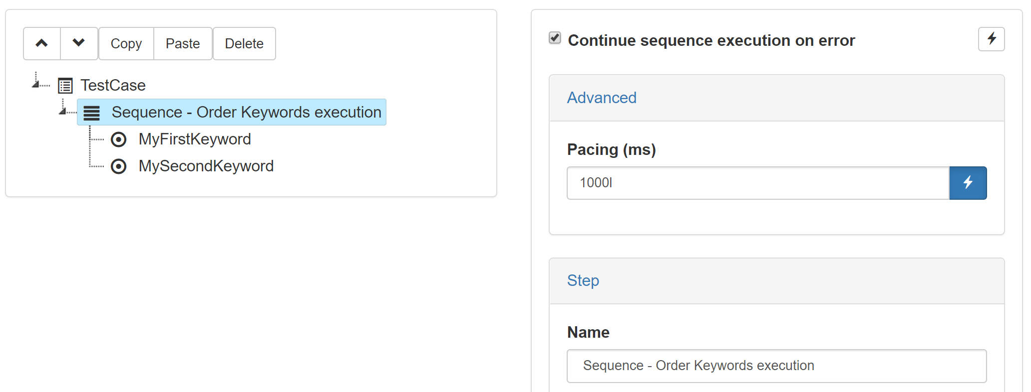 Controls | Exense Resource Repository
