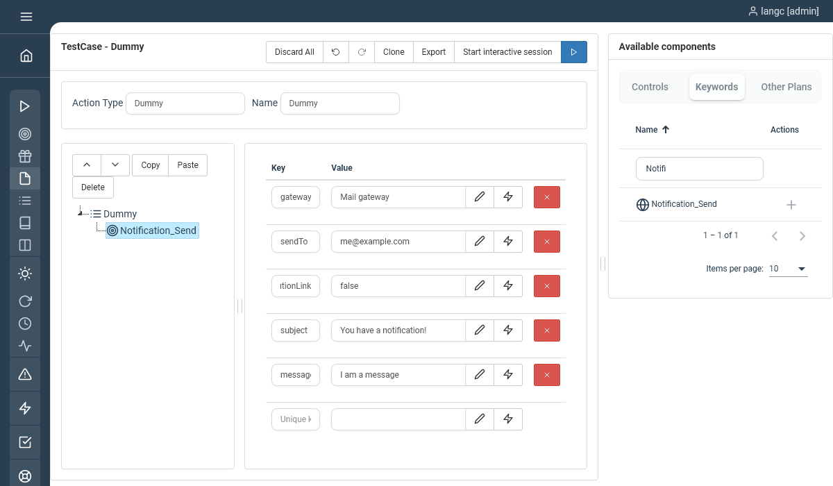 Notifications | Exense Resource Repository