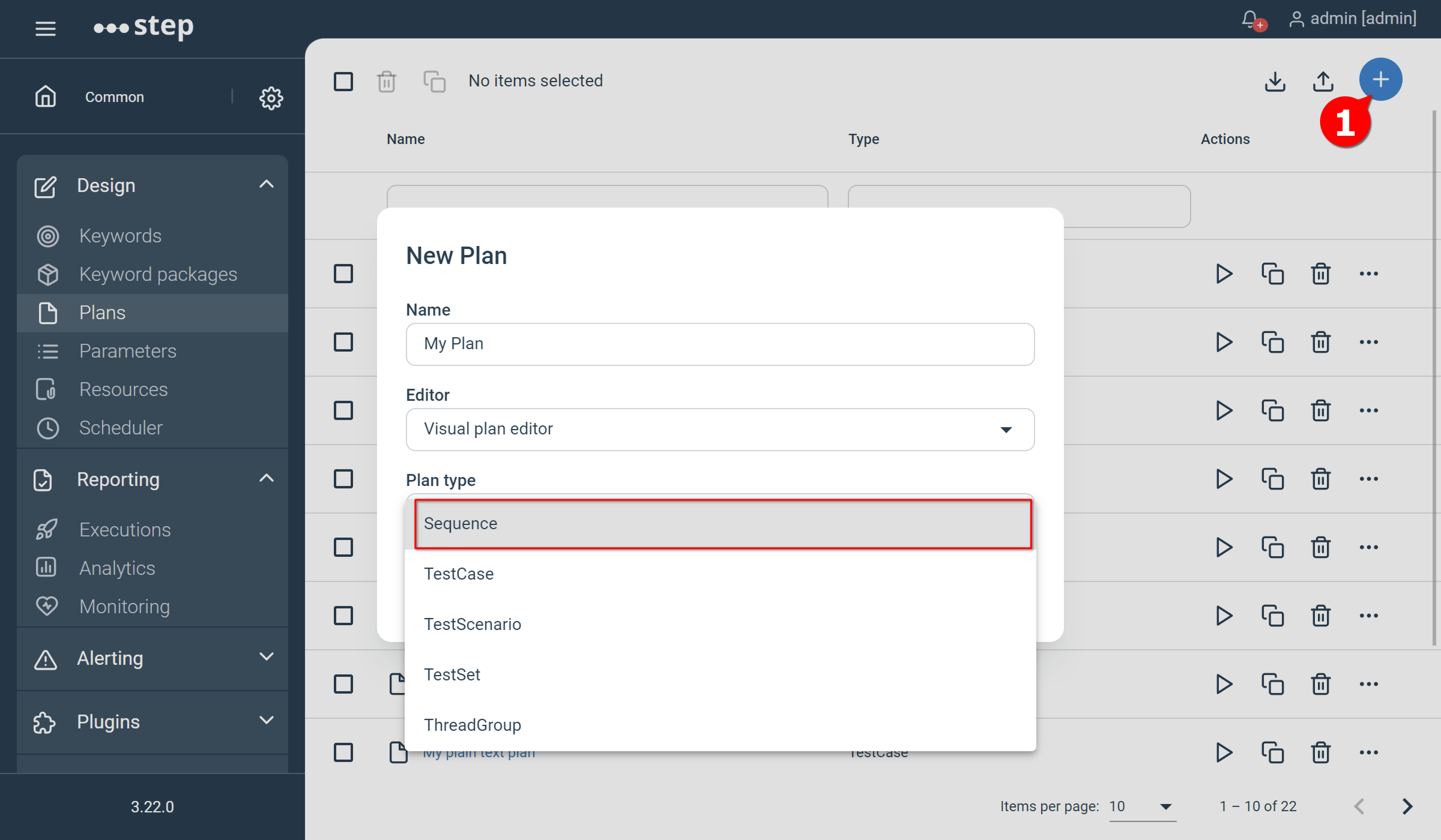 Visual Plan editor | Exense Resource Repository
