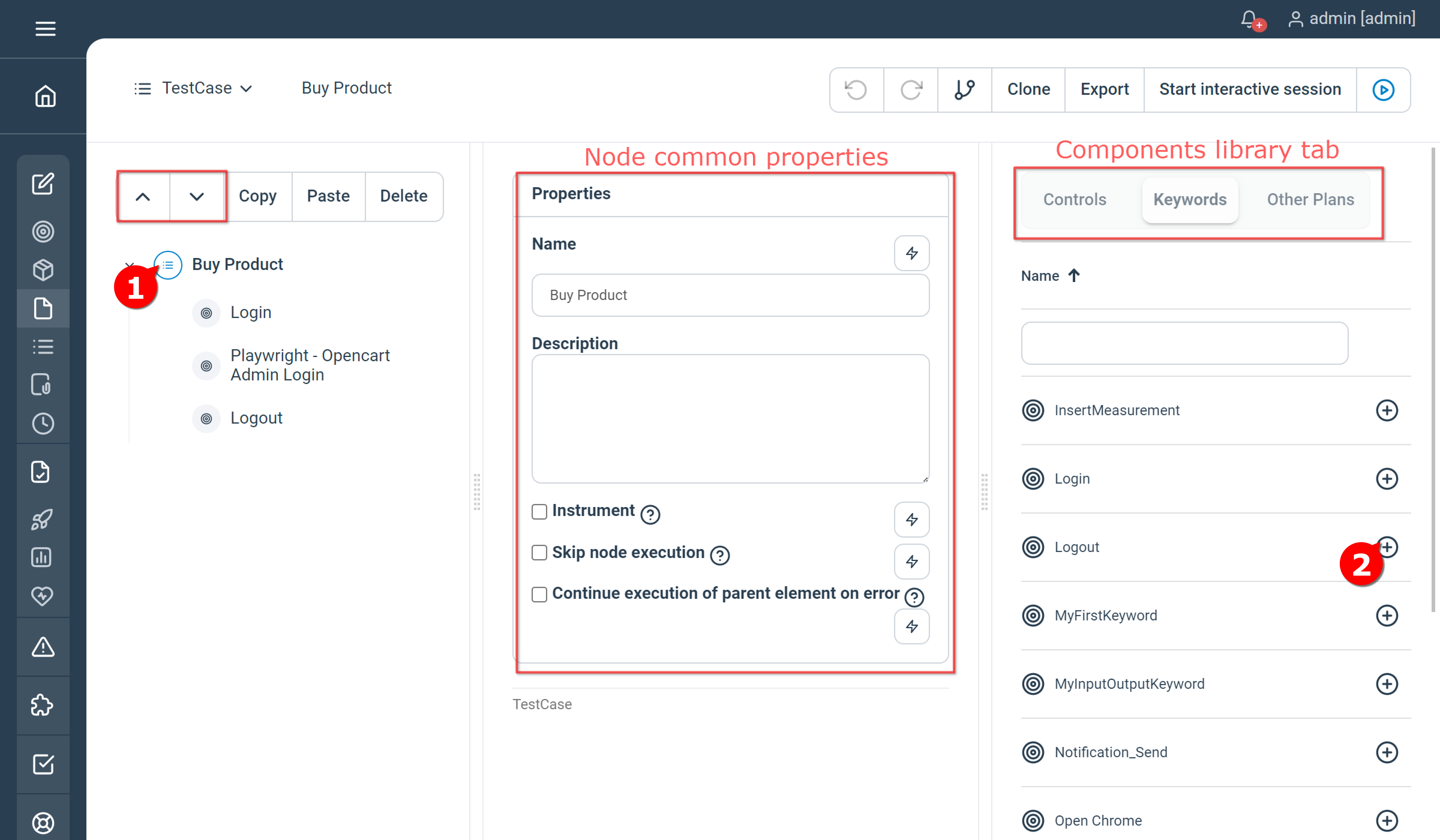 Visual Plan editor | Exense Resource Repository