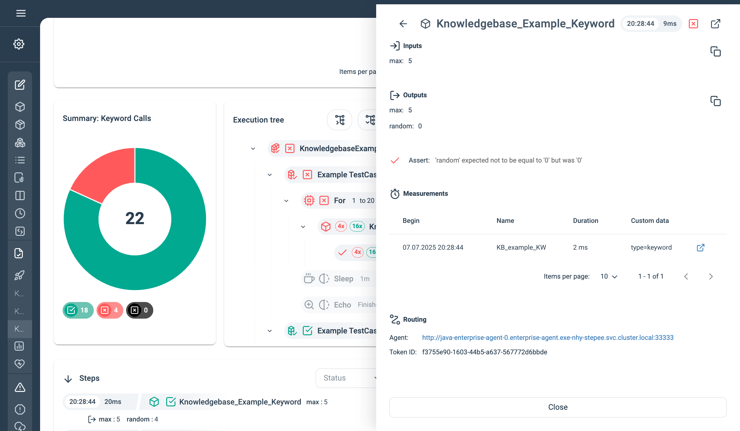 Reporting | Exense Resource Repository