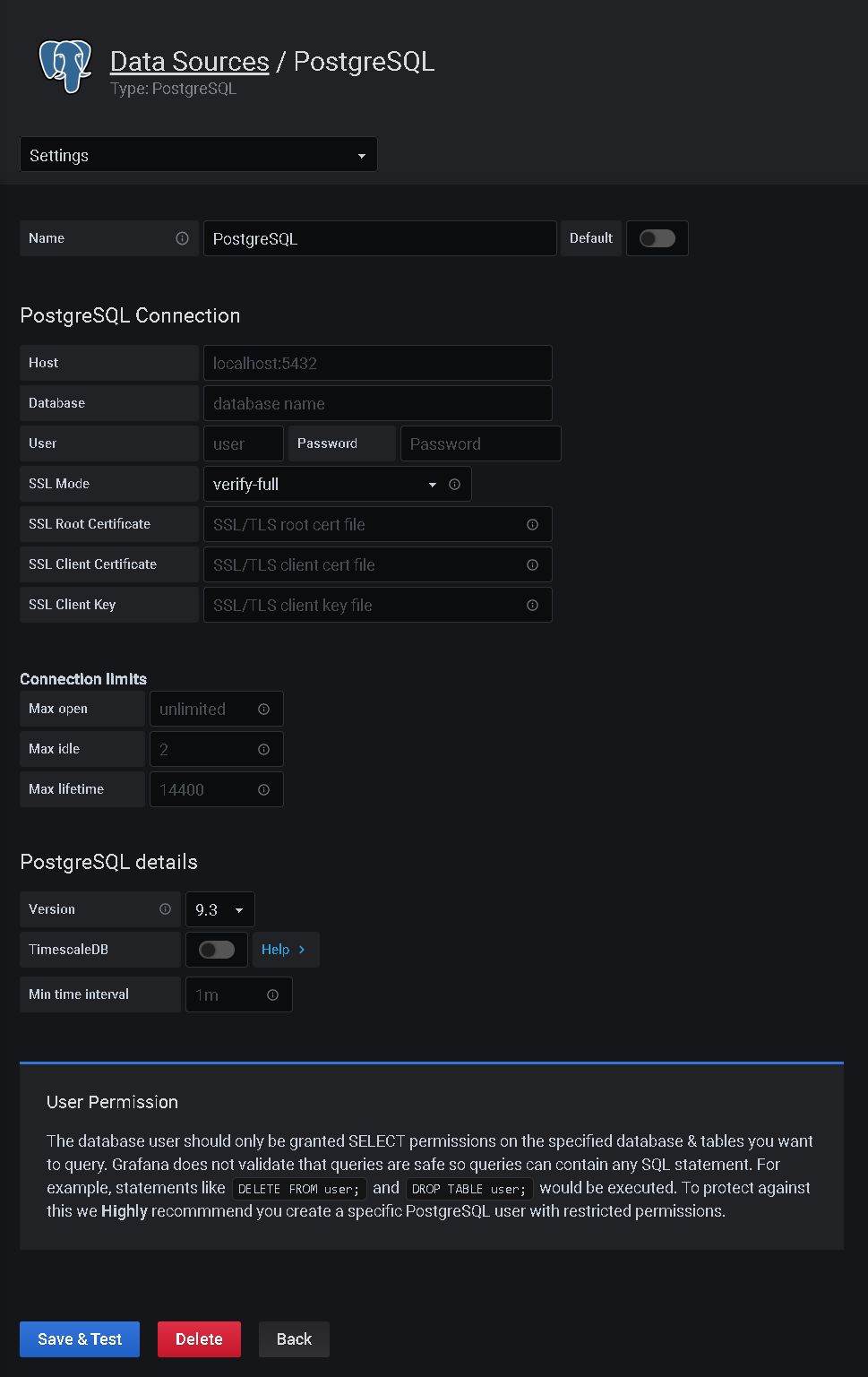 Using step with Grafana | Exense Resource Repository