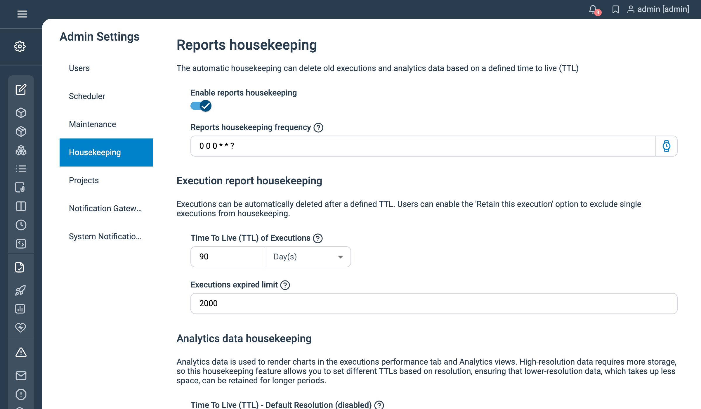 Housekeeping | Exense Resource Repository