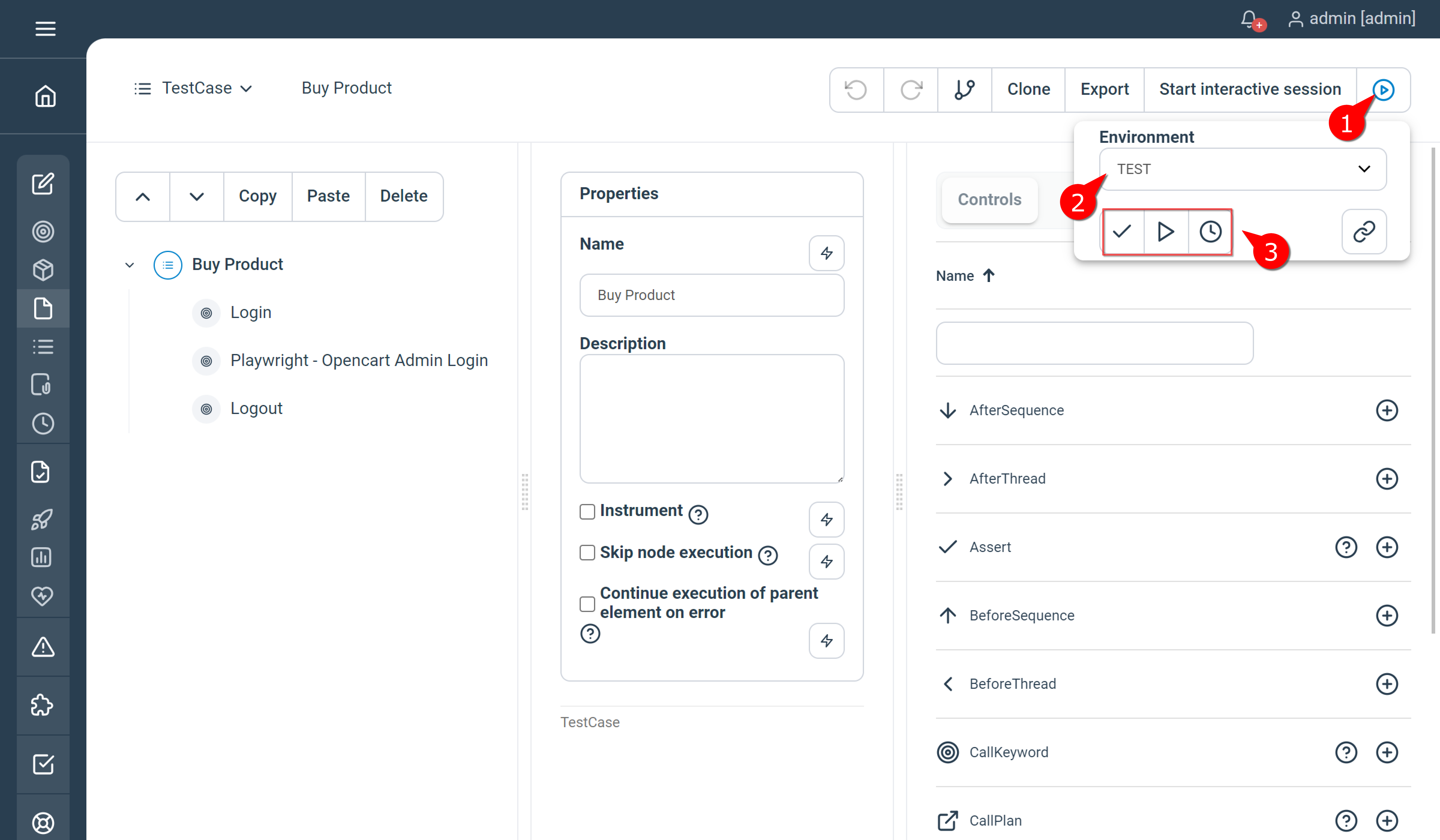 Visual Plan editor | Exense Resource Repository